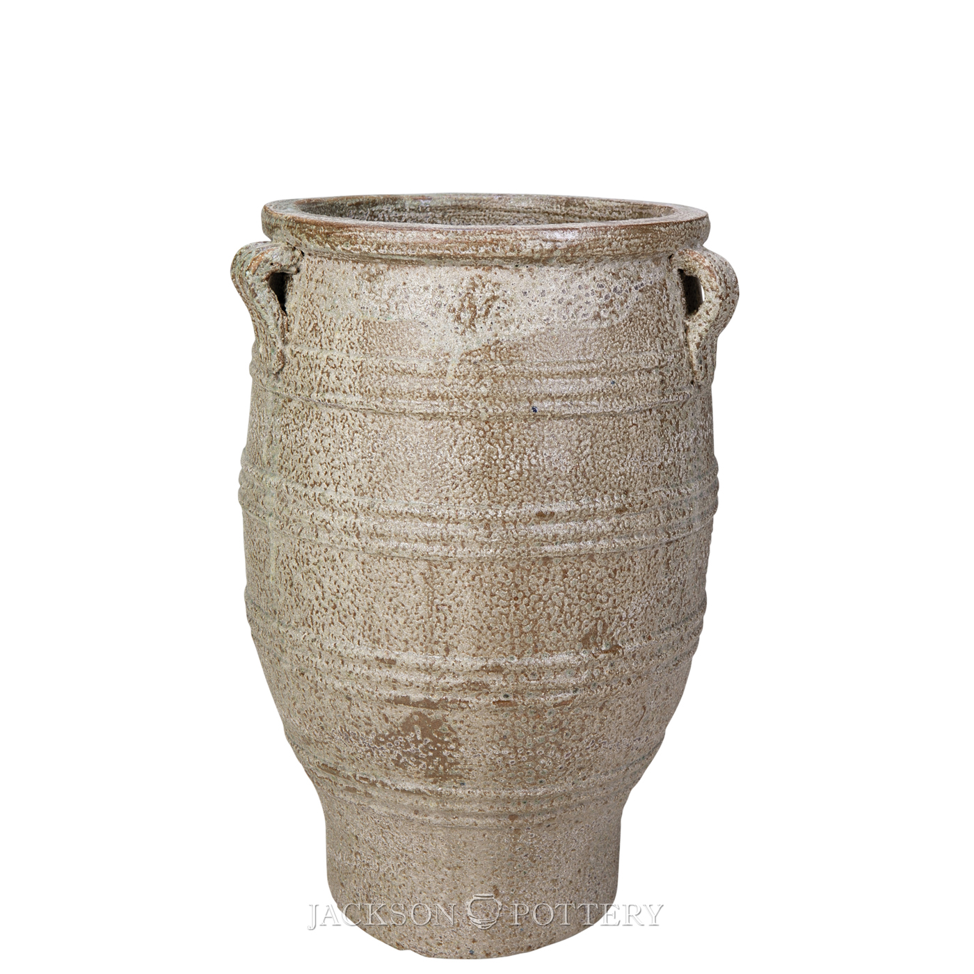 Jackson Pottery | 16 in. Theon Jar - Antique Moss