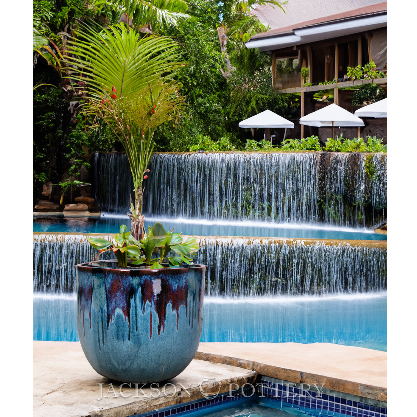 Jackson Pottery | Pika Pot Set of 4 A,B,C,D - Cascade Dawn