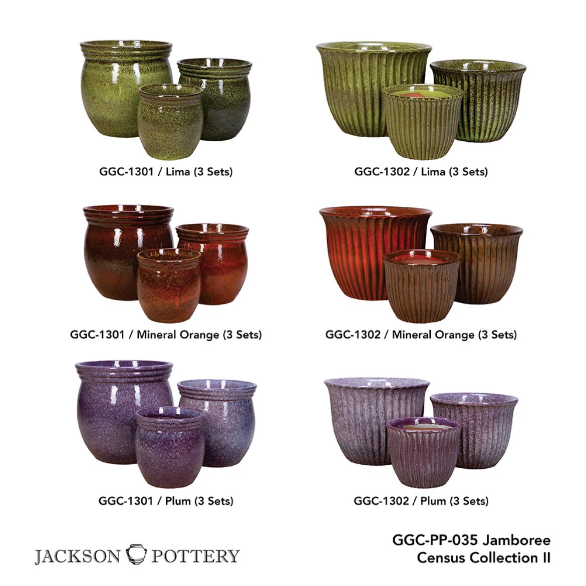 Jackson Pottery | GGC-PP-035 Jamboree Census Collection II