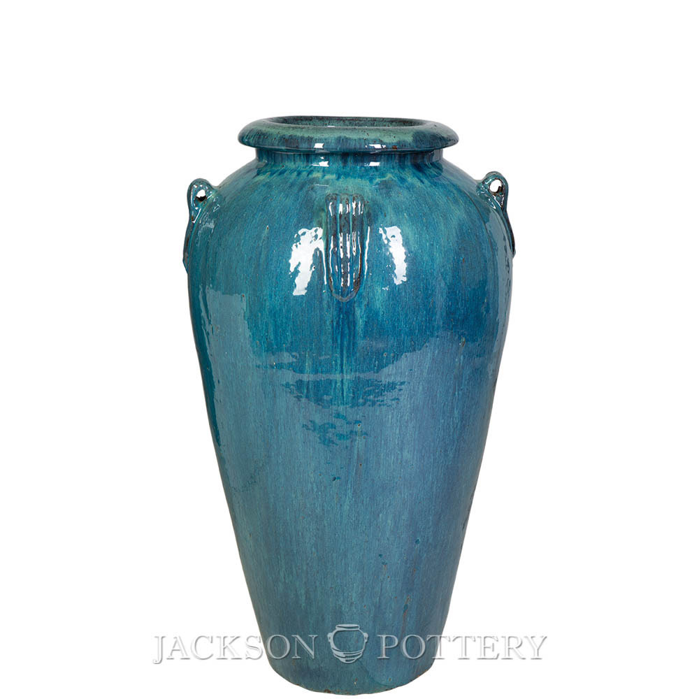 Jackson Pottery | 20 in. Four Handle Urn - Azul