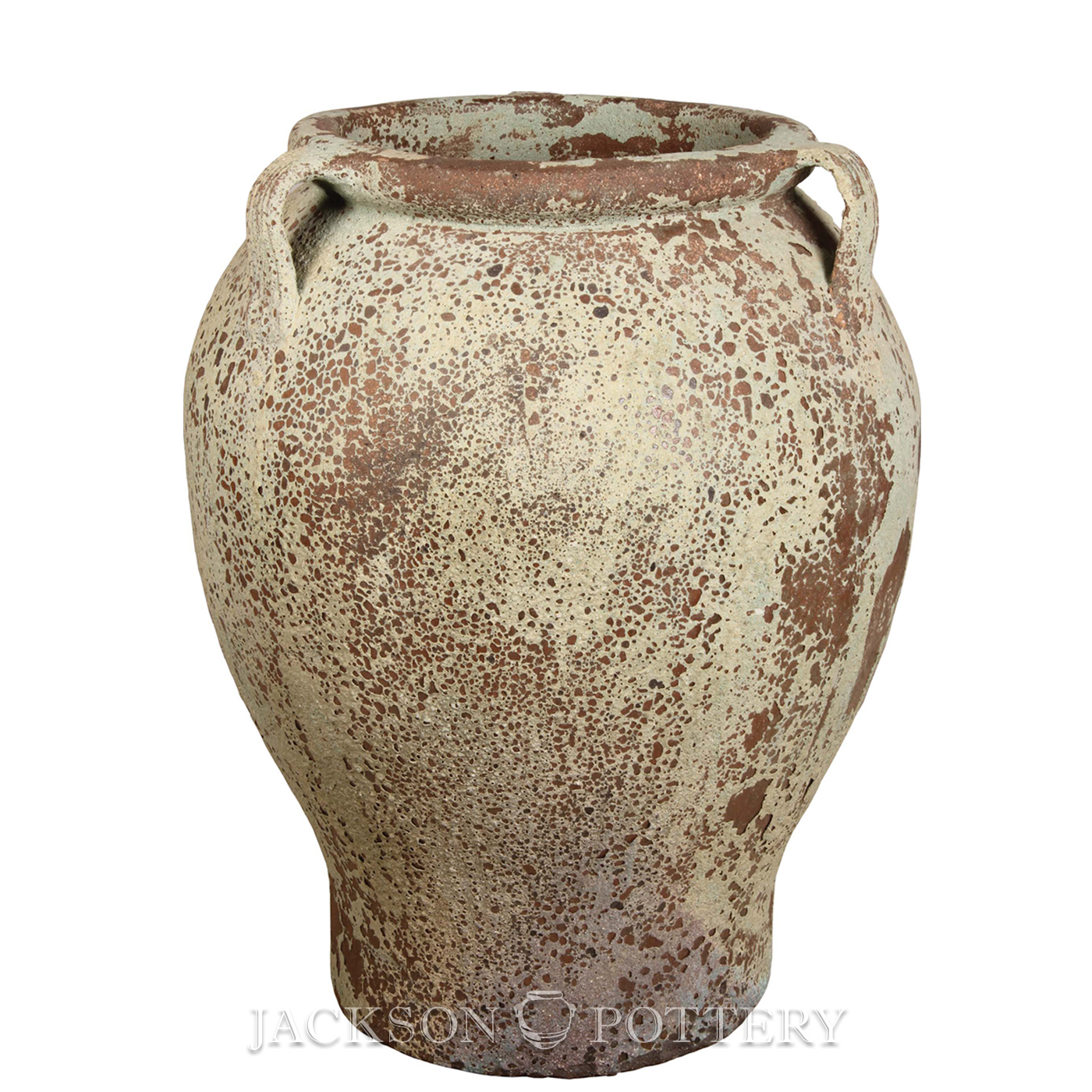 Jackson Pottery | 18 in. Vasilios Jar - Antique Moss