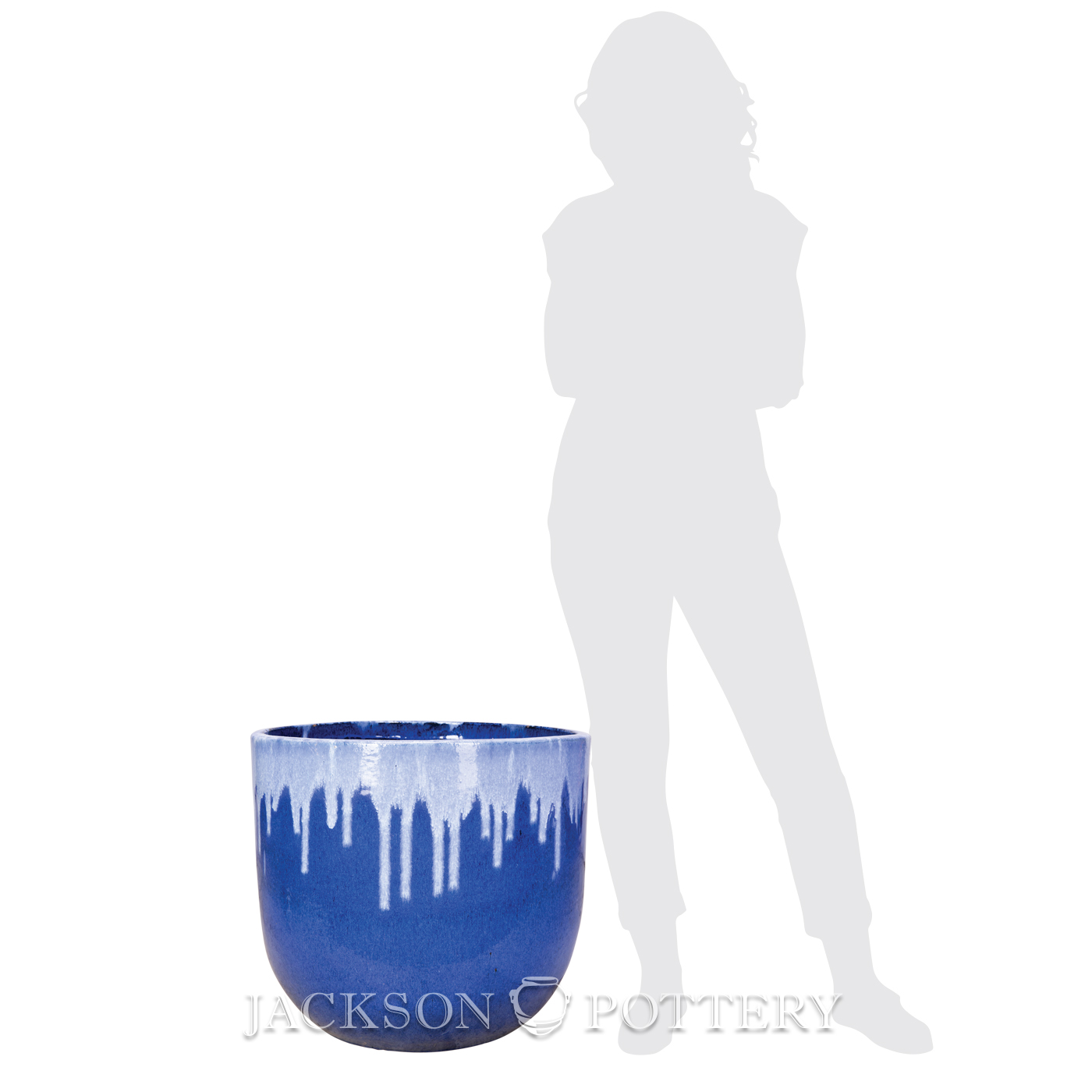 Jackson Pottery | 21 in. Pika Pot - Cascade Sky